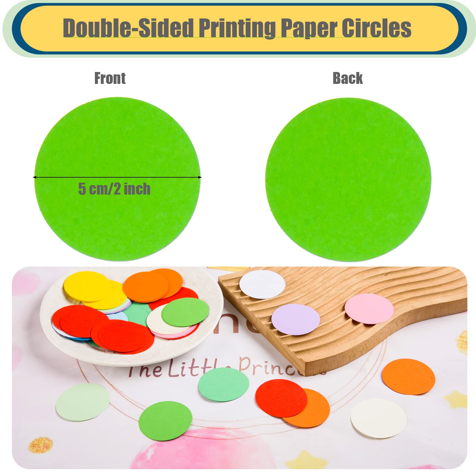 Snapklik.com : 240 Pcs 5.9 In Round Cutouts Paper Circles Assorted ...
