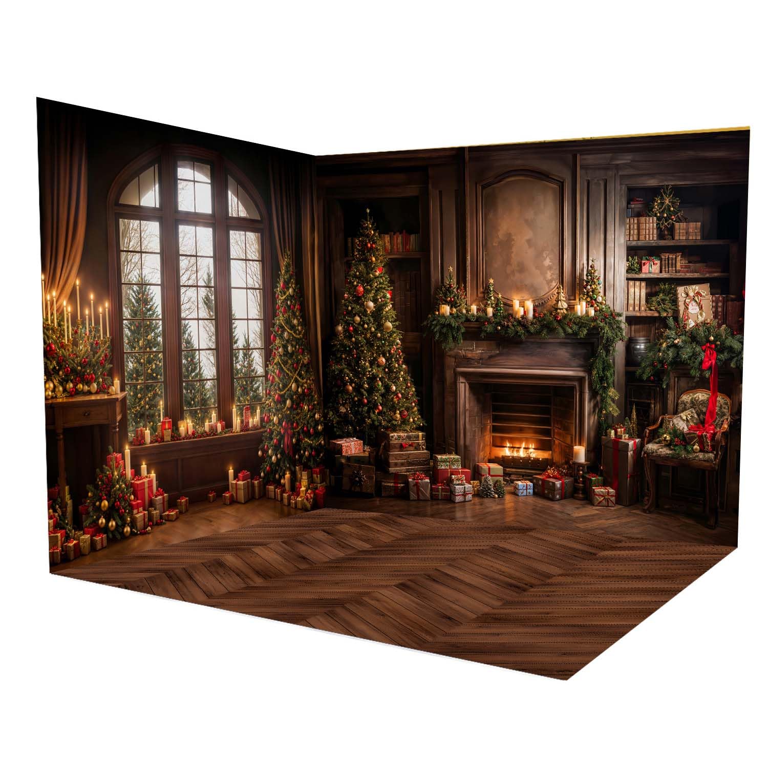 Amazon.com : Kate Christmas Photography Backdrops Christmas Trees ...