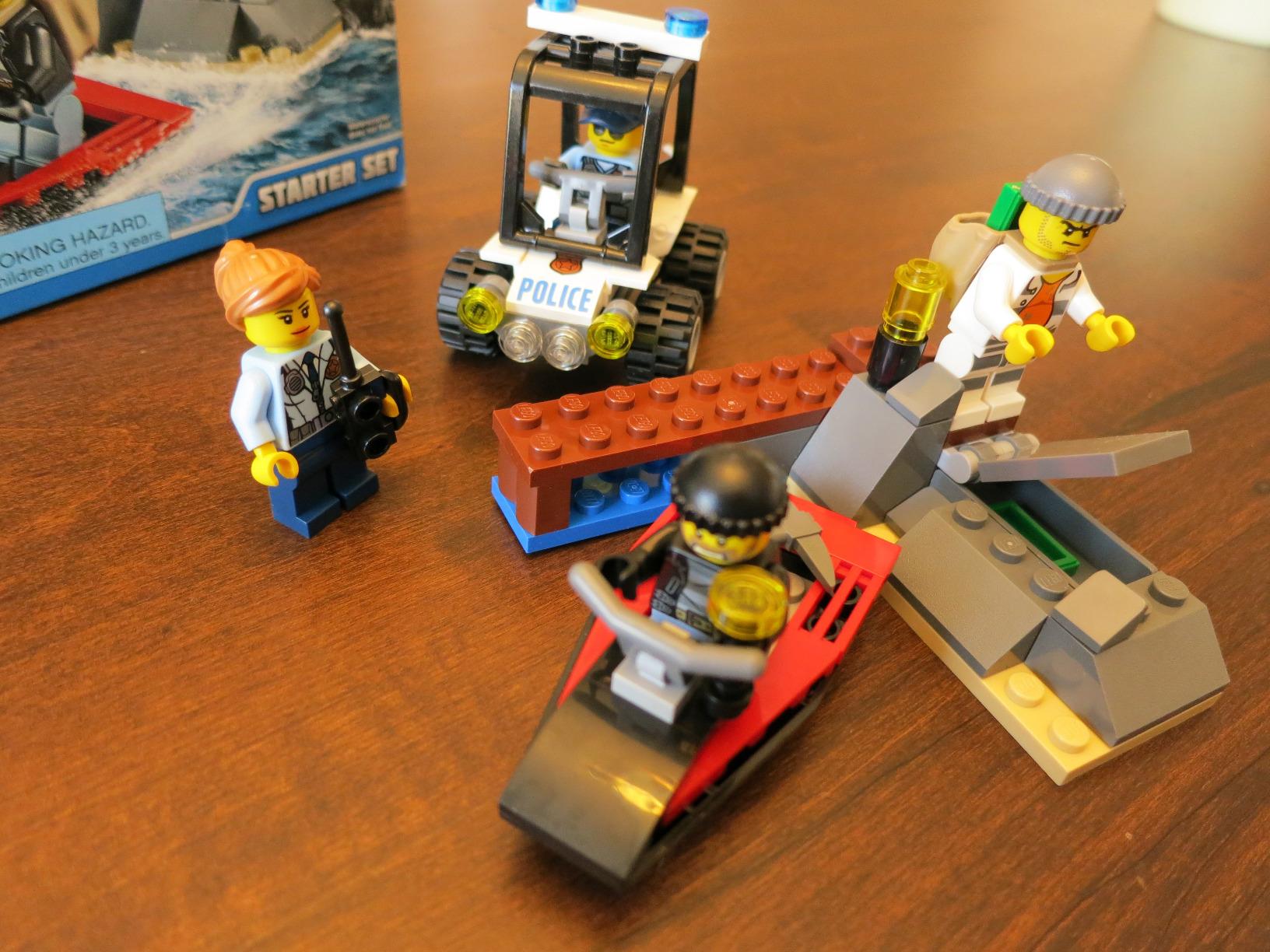 LEGO City Police Prison Island Starter Set (92 Piece), Building Sets ...