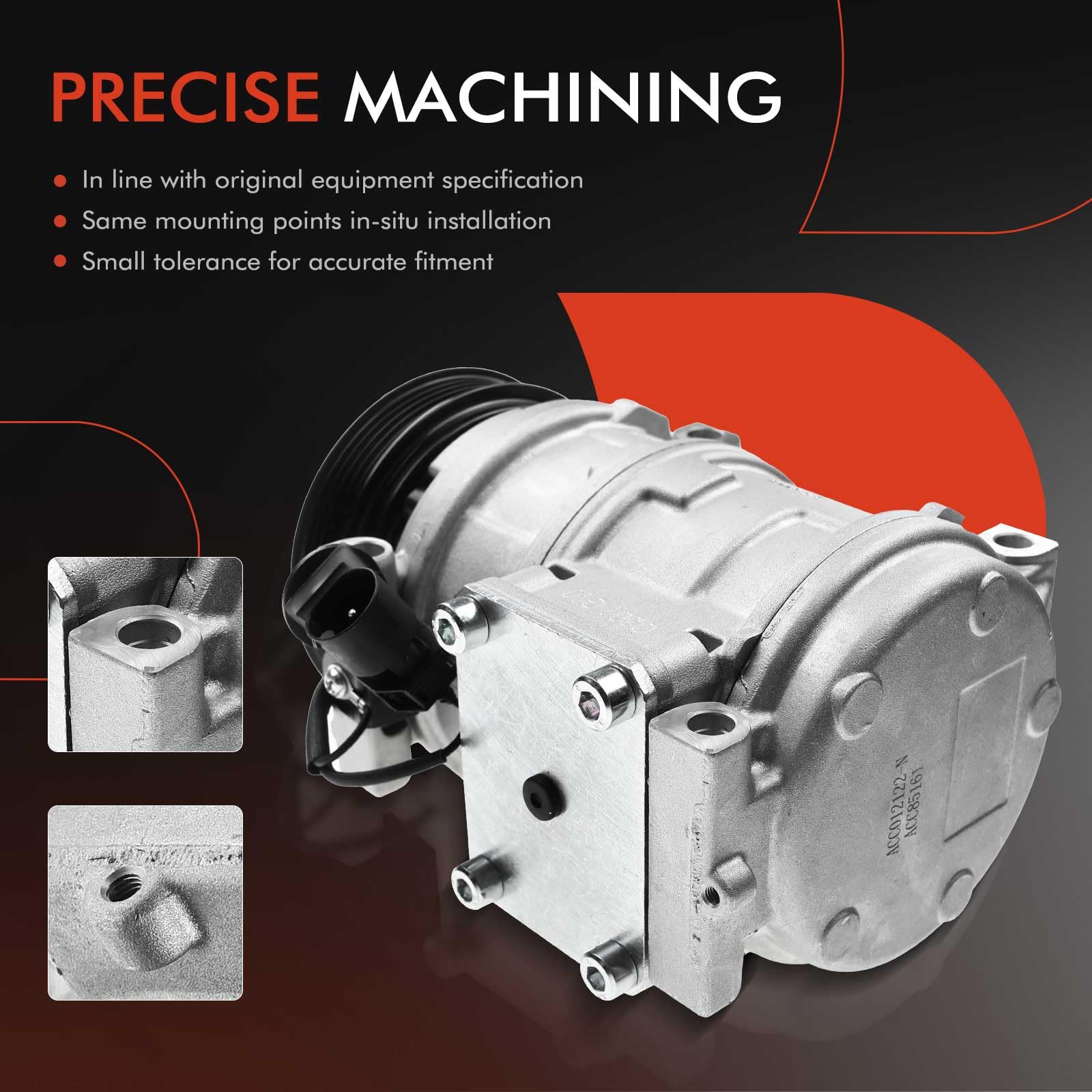 A-Premium Air Conditioner AC Compressor with Clutch Compatible with BMW ...