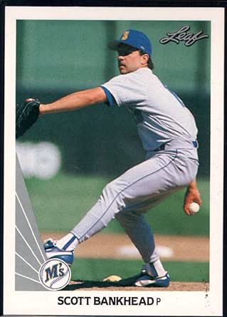 Amazon.com: 1990 Leaf Baseball #127 Scott Bankhead Seattle Mariners ...