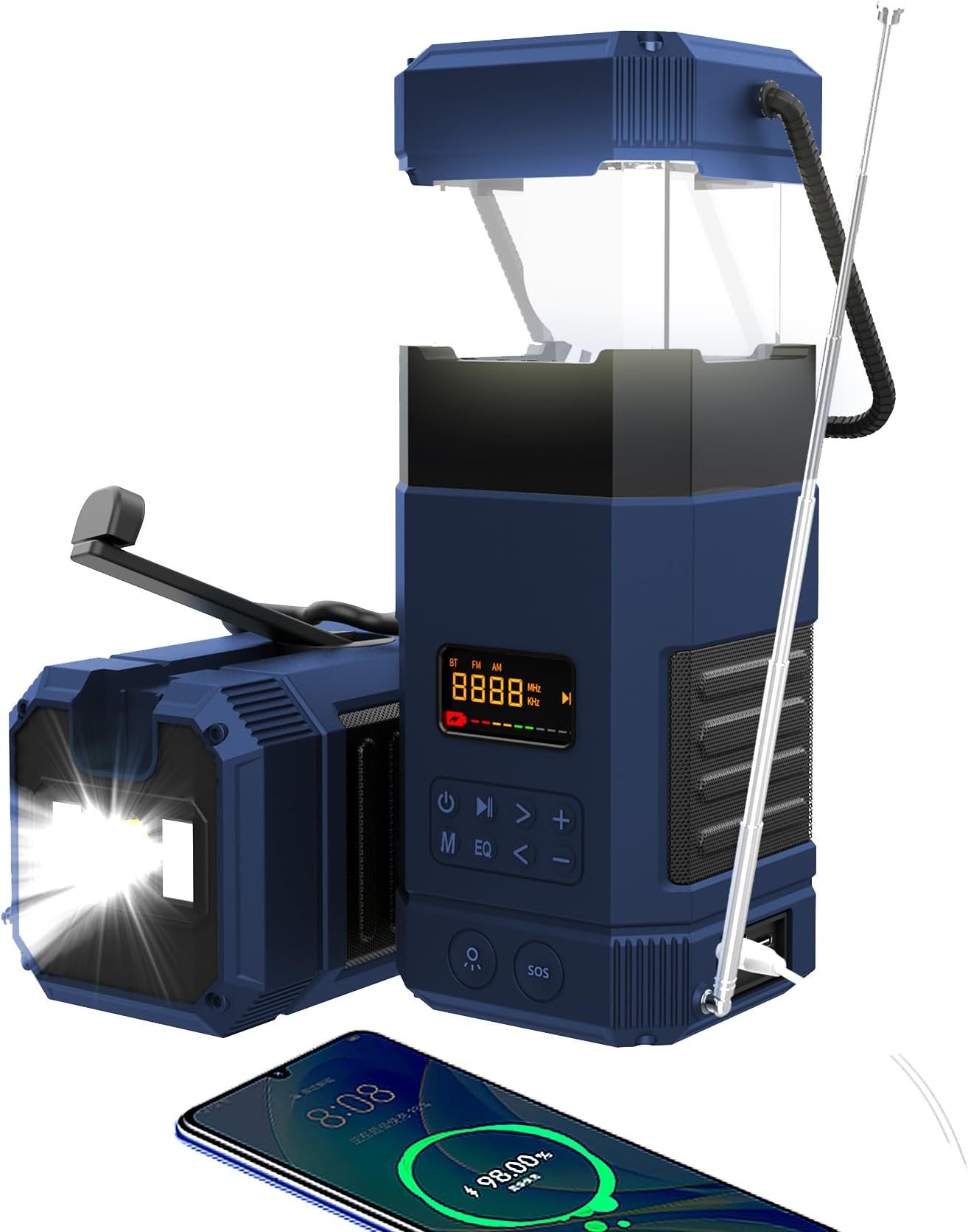 Amazon.com: Libovgogo DF-585 Emergency LED Camping Lantern,IPX5 ...