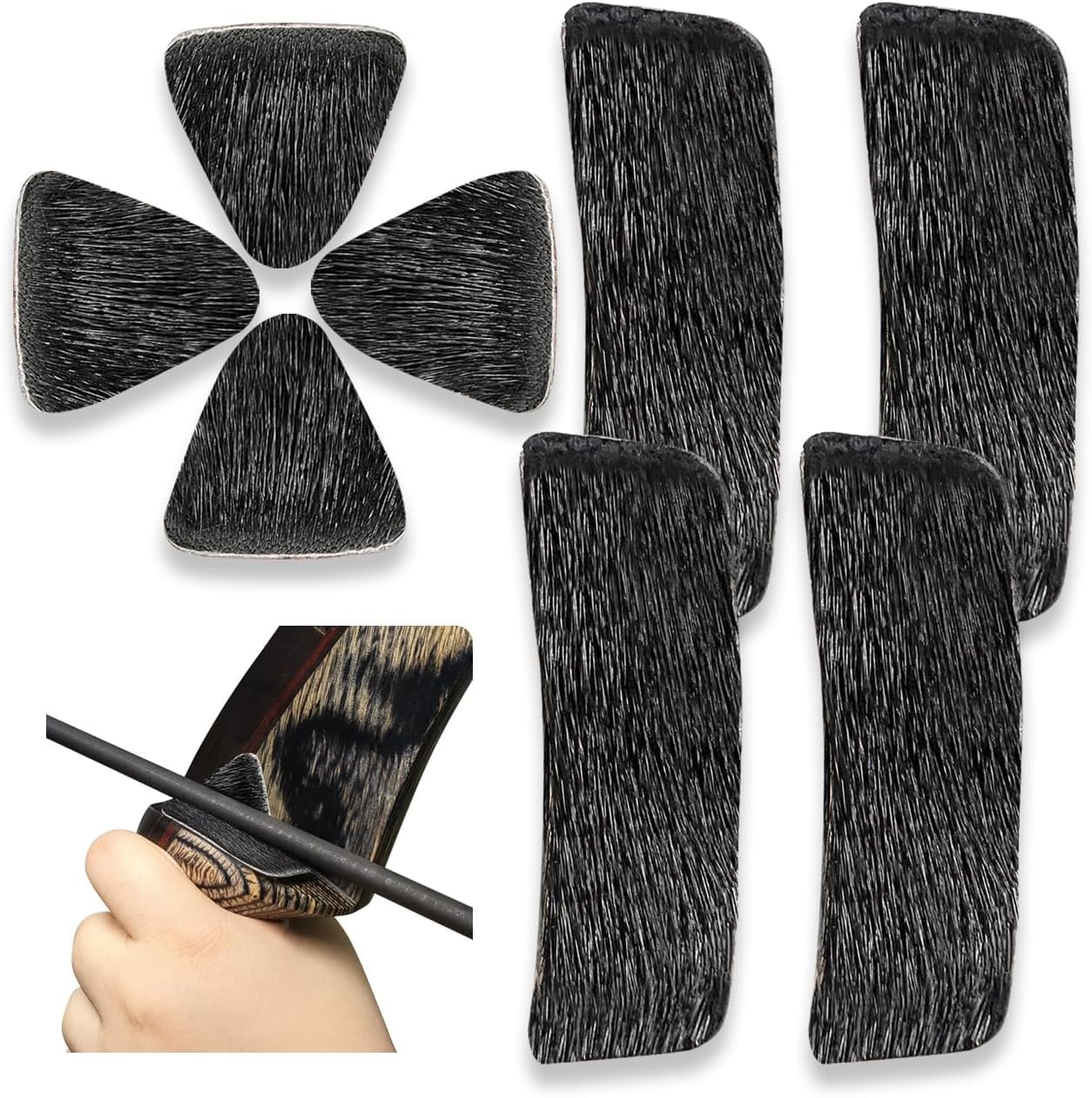 THREE ARCHERS 4 Pairs Premium Arrow Rest with Adhesive Backing ...