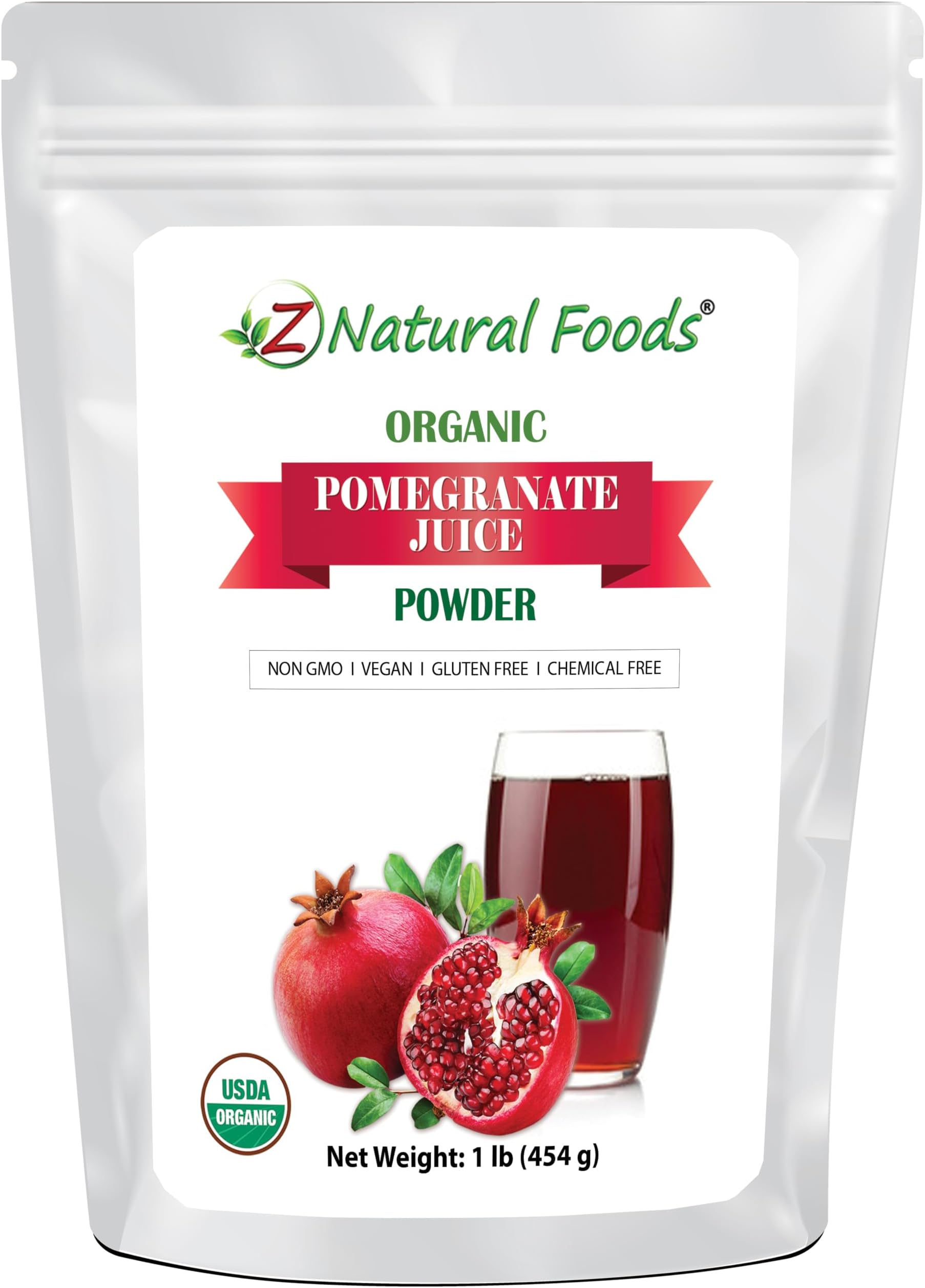 Amazon.com : Z Natural Foods Pomegranate Powder - Organic Pomegranate ...