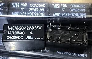 Amazon.com: PONNYC N4078-2C-12V-0.2W N4078-2C-12V-0.36W 4078-12V-2A ...