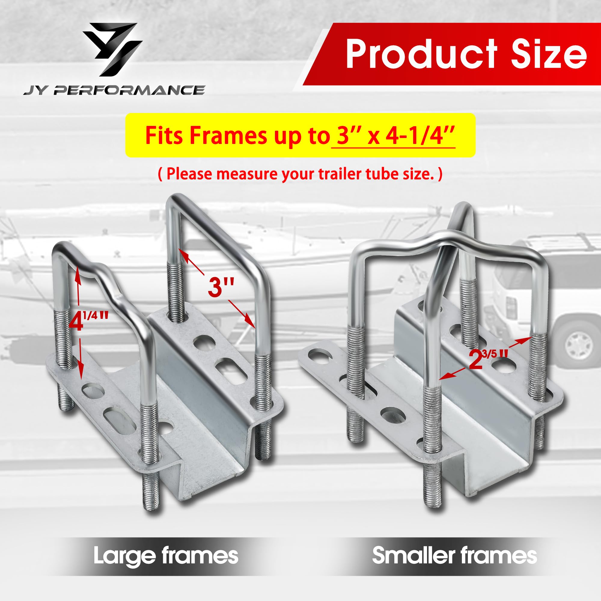 Snapklik.com : JY PERFORMANCE Boat Trailer Guide-ons, 40"/48 ...