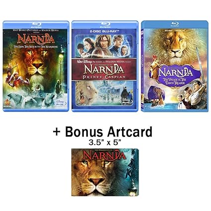 Amazon.com: The Chronicles of Narnia: Complete Movie Trilogy Blu-ray ...