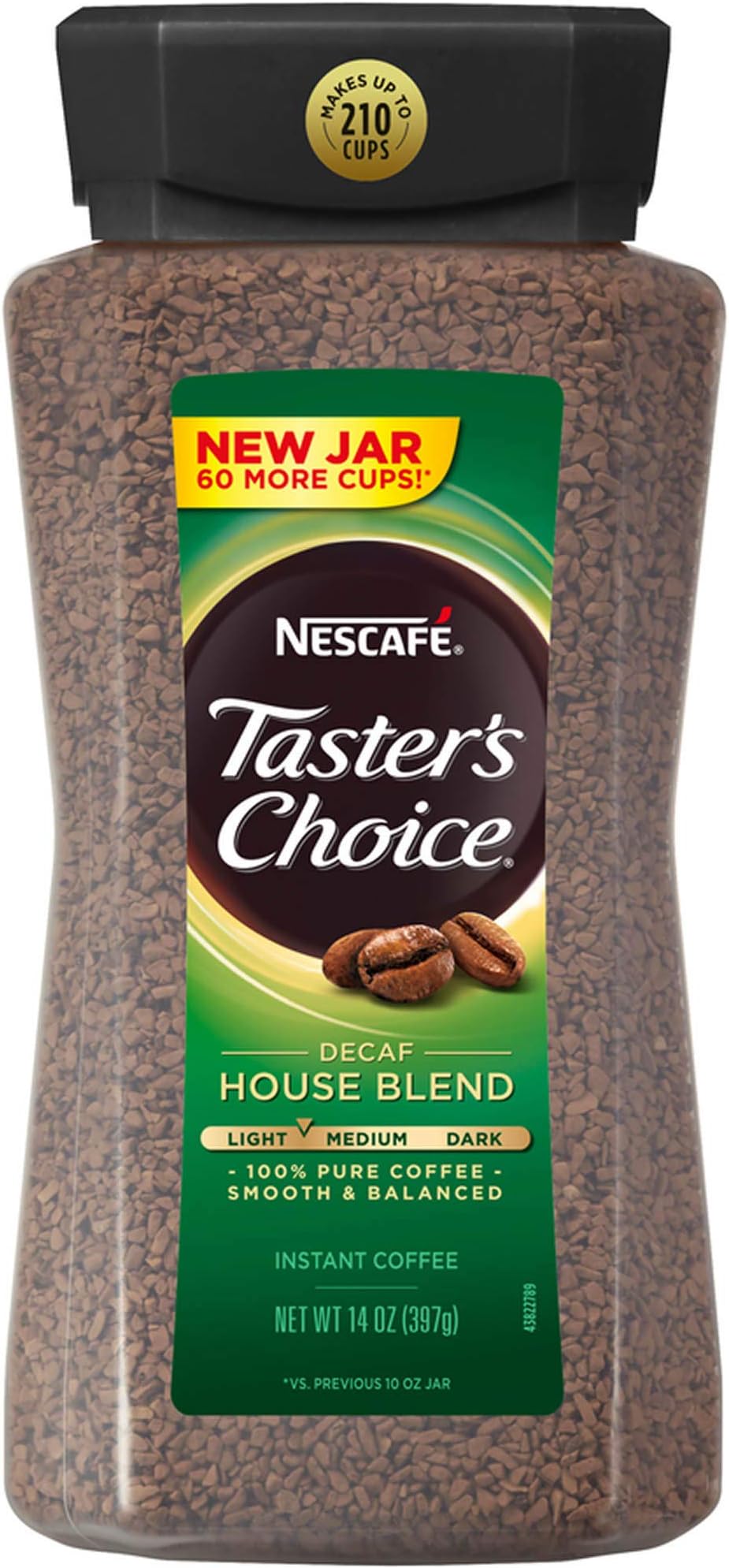 Amazon.com: Nescafe Taster's Choice House Blend Decaffeinated Instant ...