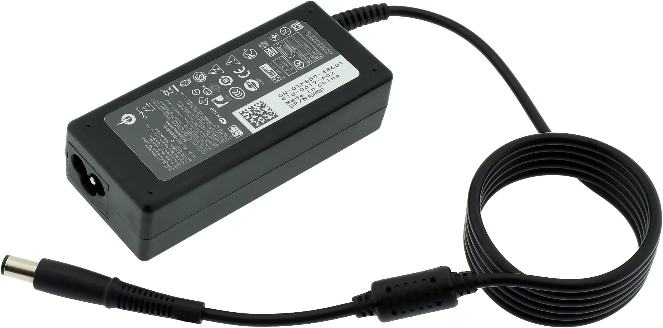PO WE Adaptador de CA de 45W 19.5V 2.31A Cargador para Laptop DELL ...