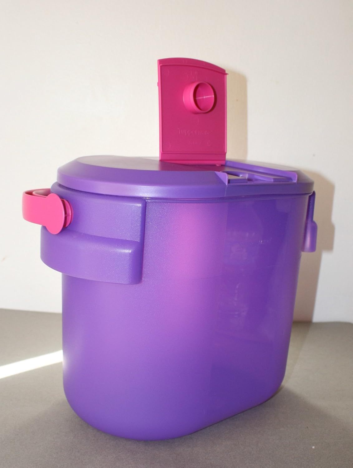 Amazon.com: TUPPERWARE 2 GALLONS PURPLE W/ PINK PICNIC JUG/BUCKET ...
