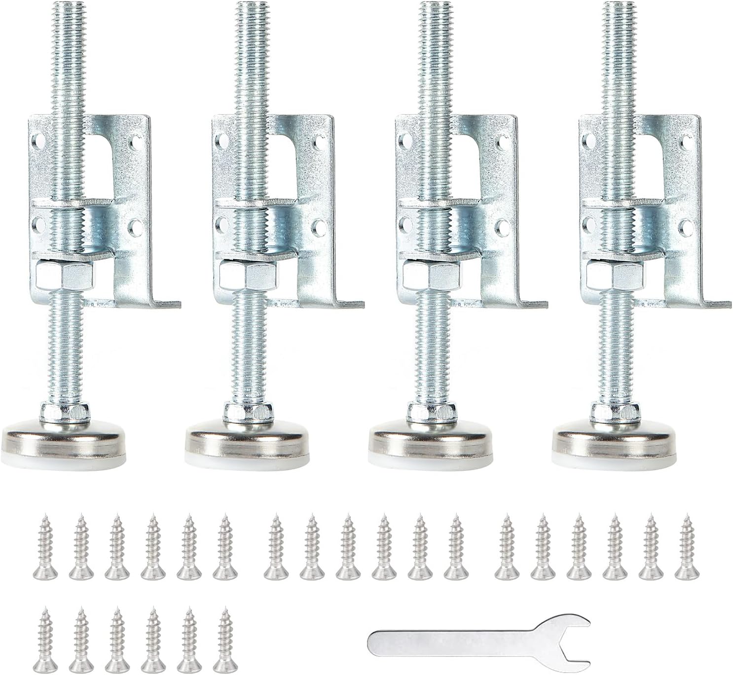 Amazon.com: Ohiyoo 4 Pack Heavy Duty Leveling Feet Furniture Levelers ...