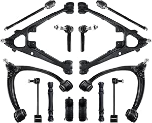 Amazon.com: HAWK BROTHER Suspension Kit Front Upper Lower Control Arms ...