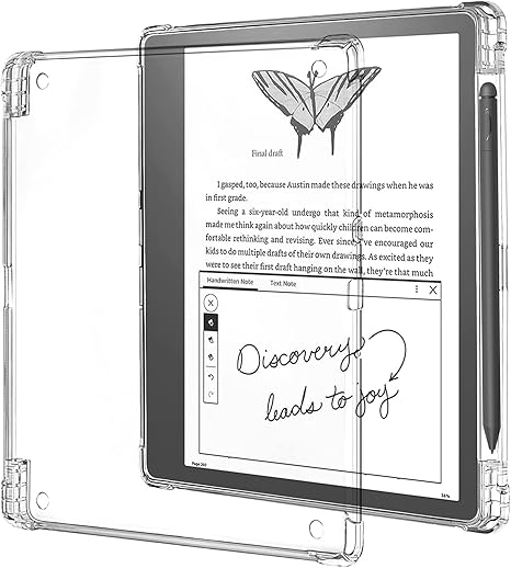 Amazon.com: WALNEW Clear Case for 10.2 Inch Kindle Scribe 2024 with Pen ...