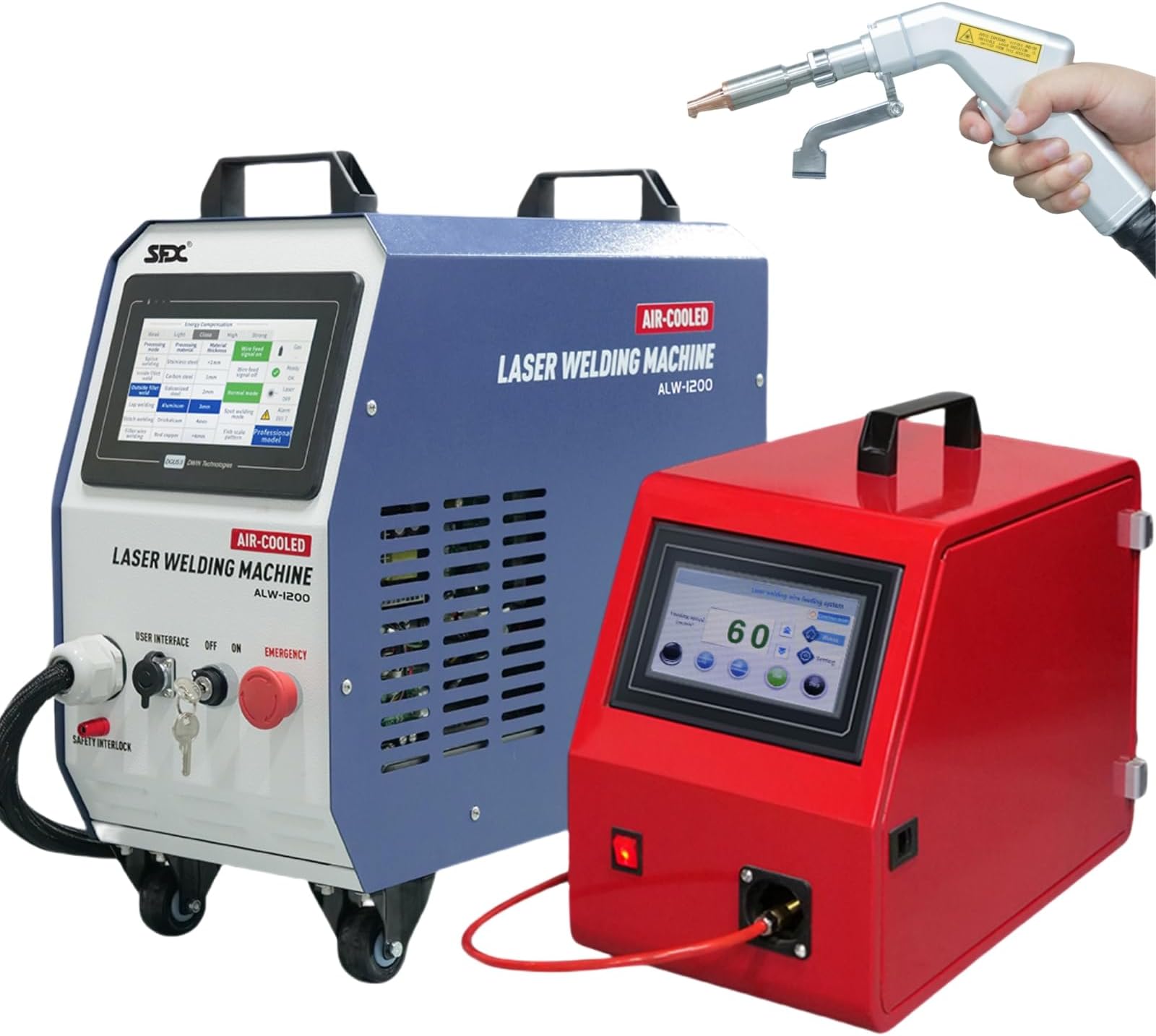 SUP23T Laser Welding Gun Head Handheld Welding/Cleaning/Cutting/Welding ...