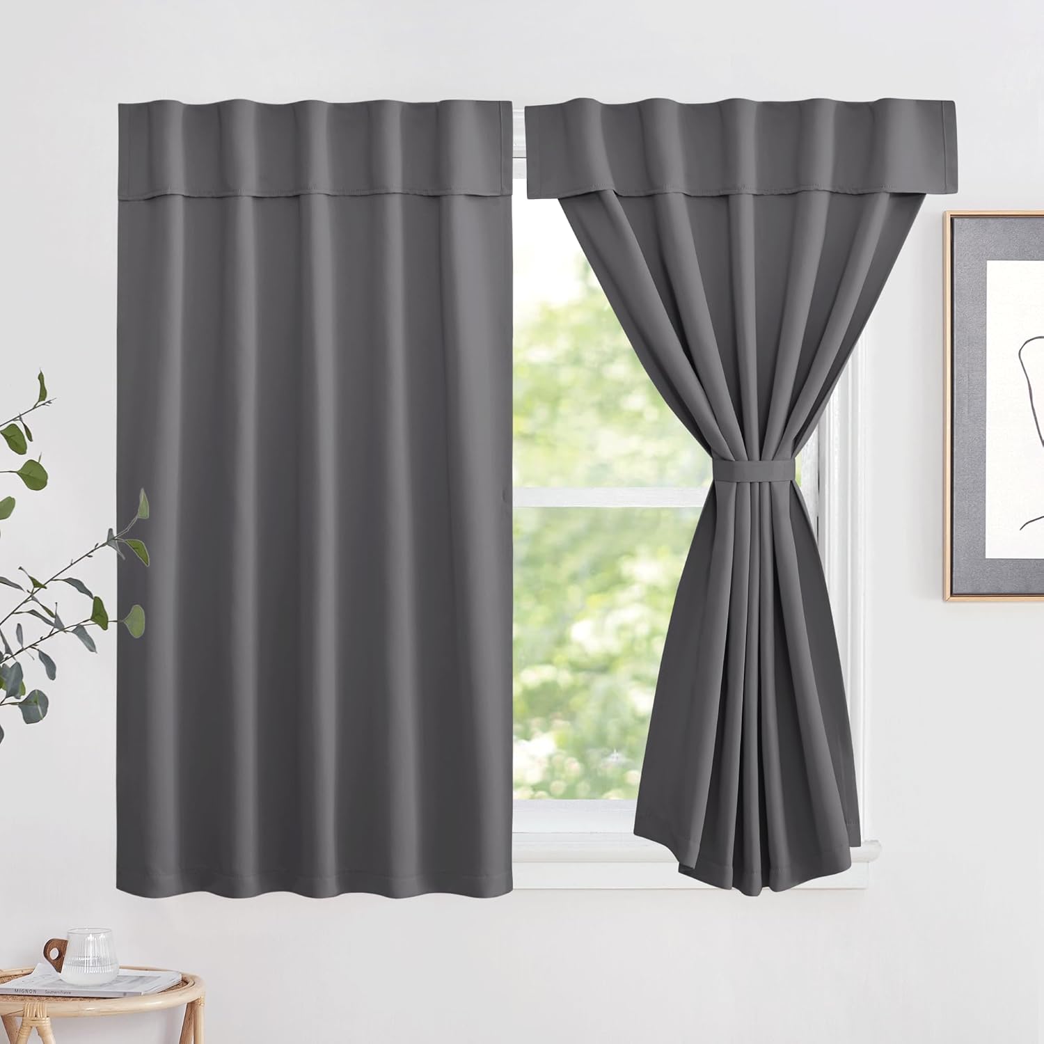 Amazon.com: NICETOWN Blackout Curtains, Portable Window Shade for ...