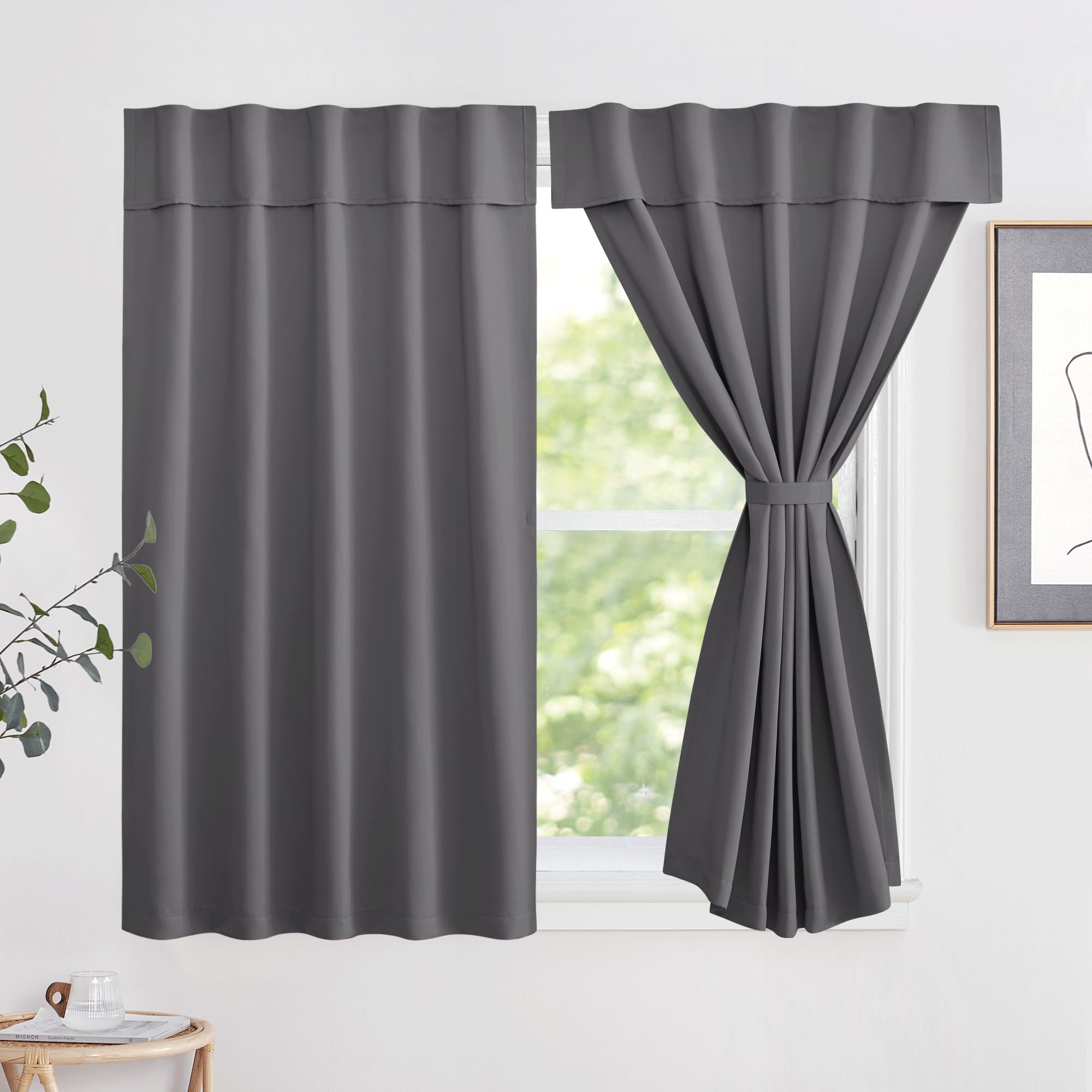Amazon.com: NICETOWN Blackout Curtains, Portable Window Shade for ...