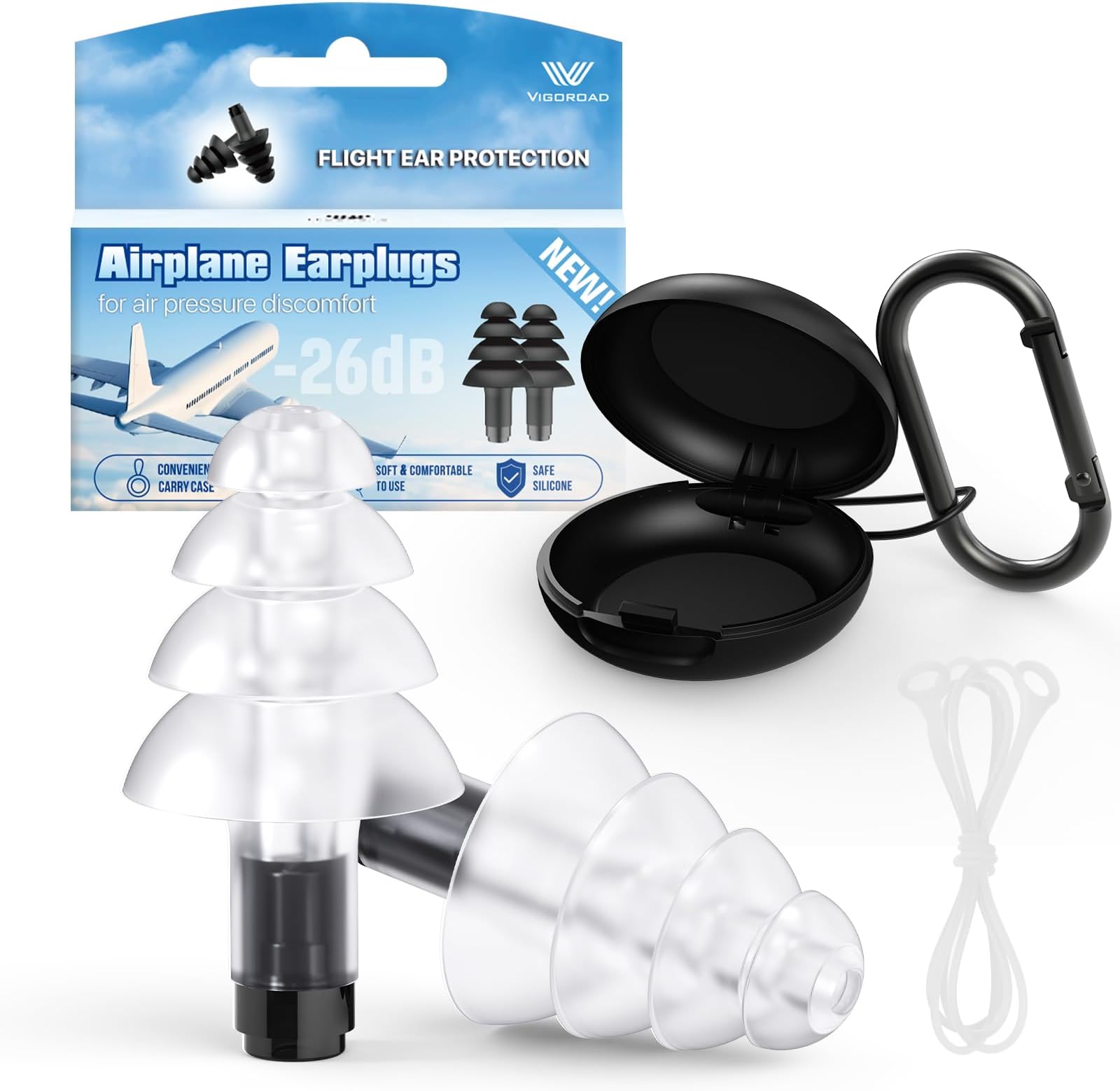 Amazon.com: Ear Plugs for Airplane Pressure Relief, Kids 6+, Adults ...