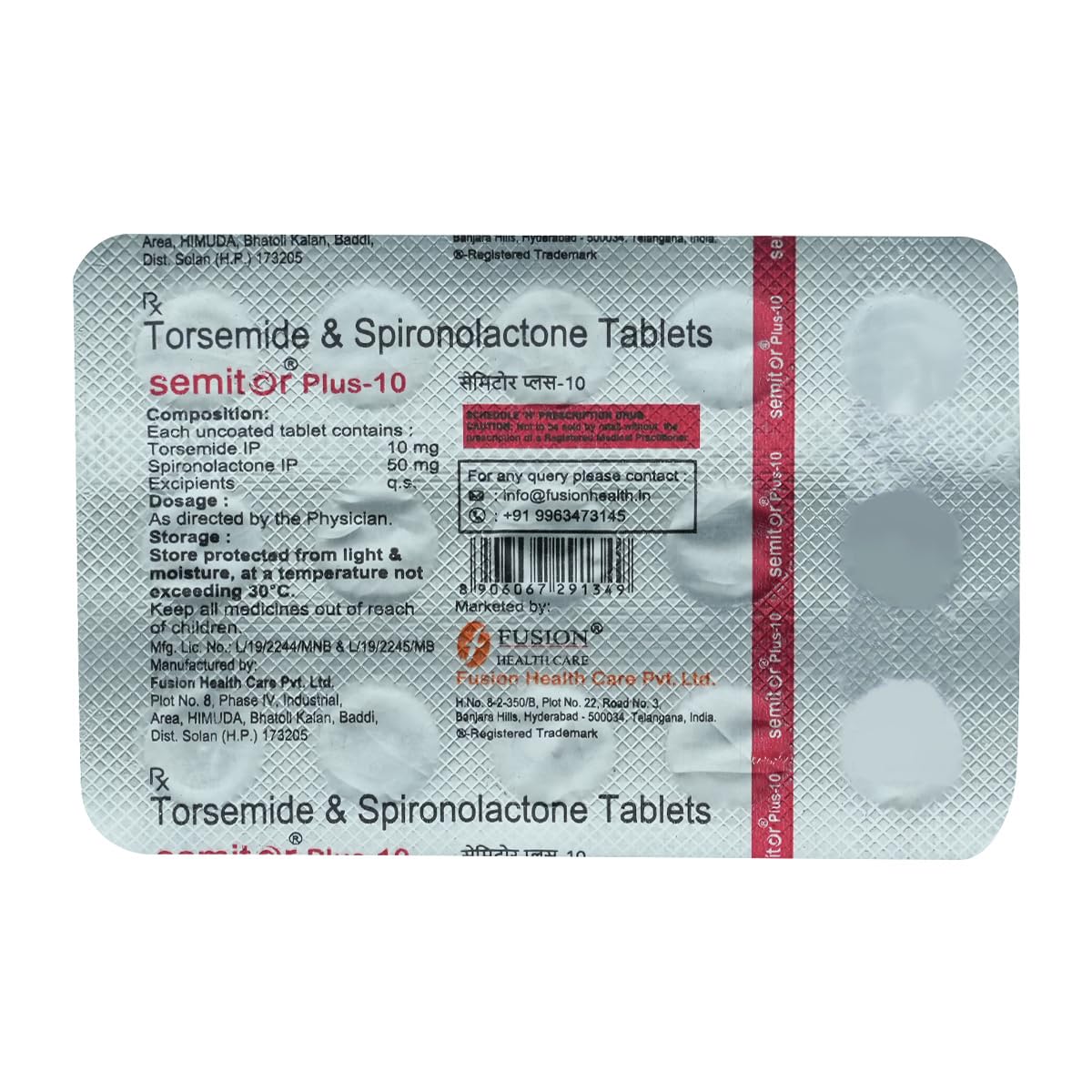 Semitor Plus-10 - Strip of 15 Tablets : Amazon.in: Health & Personal Care