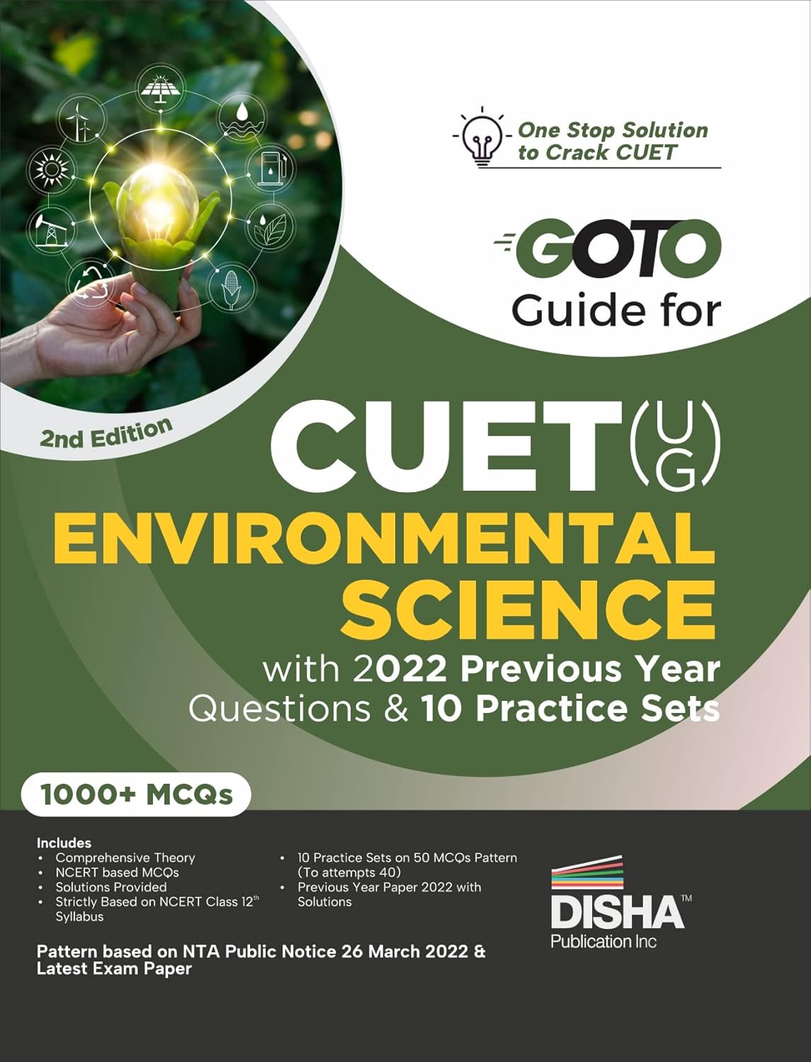 Buy Go To Guide for CUET (UG) Environmental Science with 2022 Previous ...
