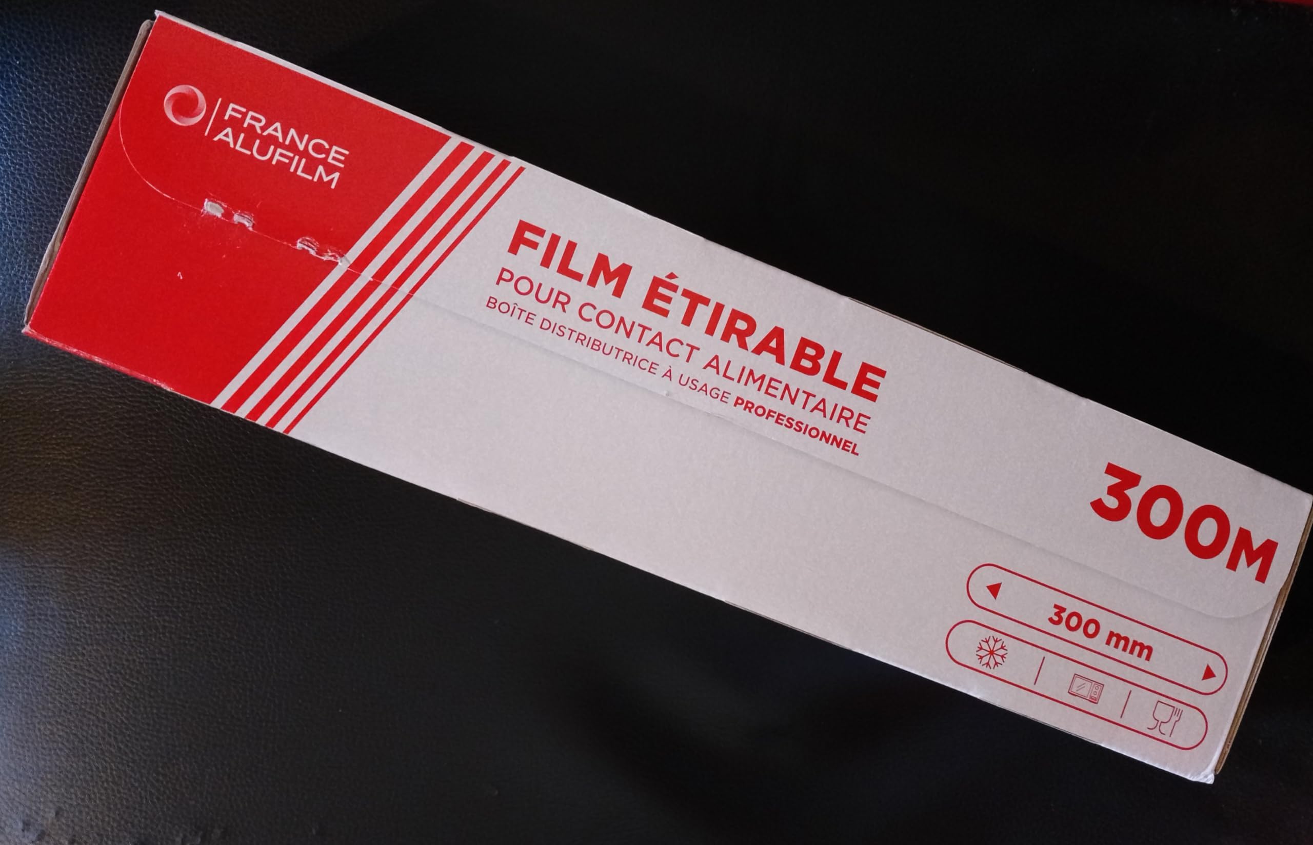 FILM ETIRABLE TRANSPARENT alimentaire 300 mètres largeur 45 cm ...