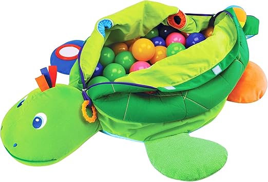 Amazon.com: Melissa & Doug Kids Turtle Ball Pit With 60 Balls : Toys ...