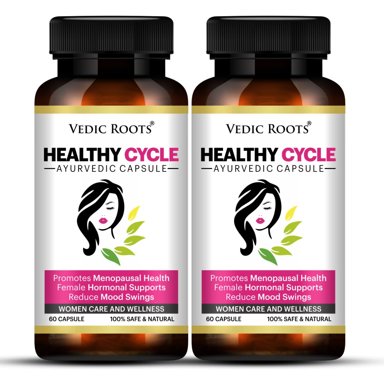 Buy VEDIC ROOTS Ayurvedic Women Health & PCOS PCOD Care Capsule - 120,Irregular Periods Balance ...