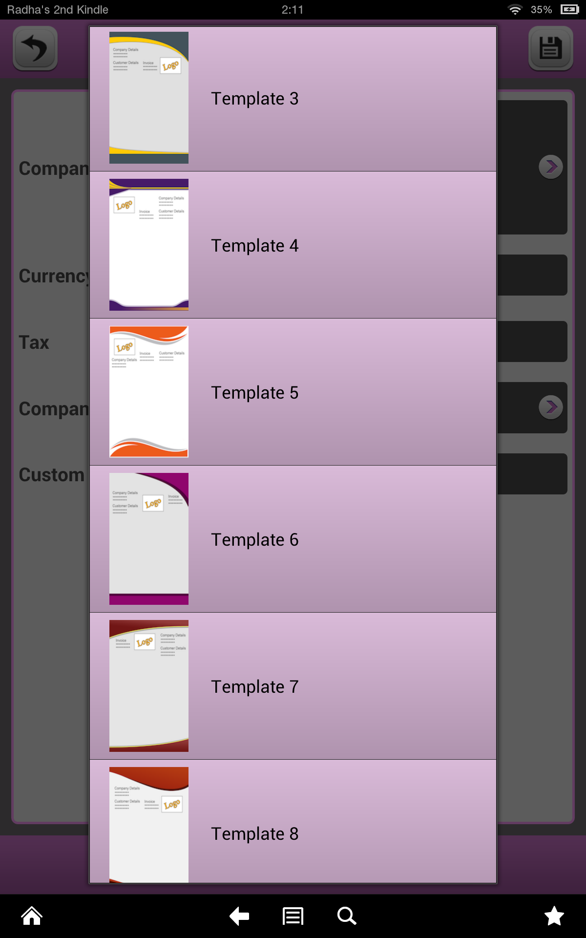Quick Invoice Pro for Kindle Fire - App on Amazon Appstore