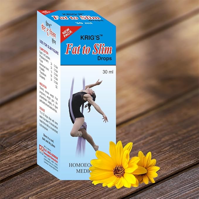 Buy KRIG'S Fat To Slim Drops Homeopathic 30ml (Pack of 1 Bottle) - 30 ...