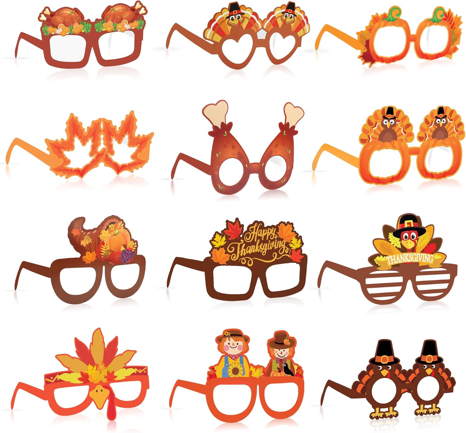 Amazon.com: COKOKA Fall Thanksgiving Party favors, 24 Pack Turkey ...
