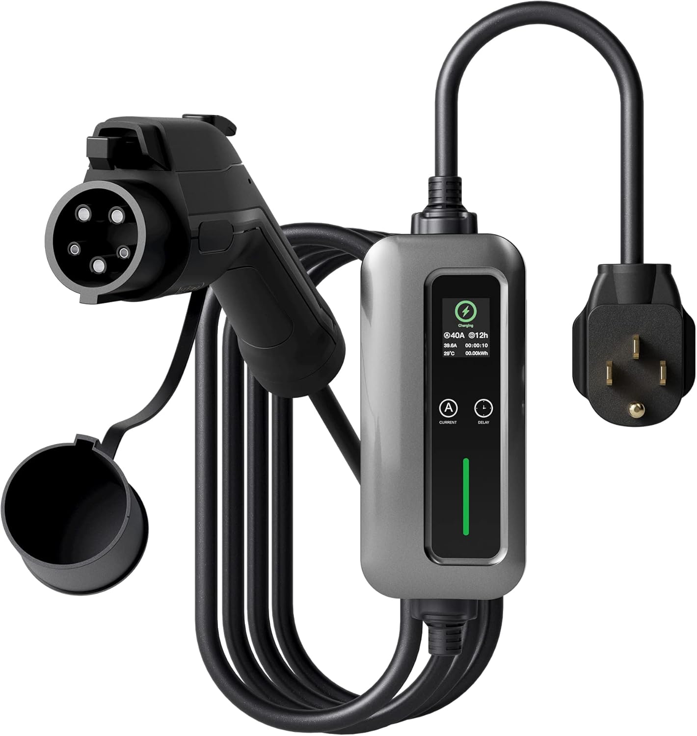 Amazon.com: Level 2 EV Charger, 40Amp 240V 25ft Cable J1772 Electric Car Charger NEMA 14-50 ...