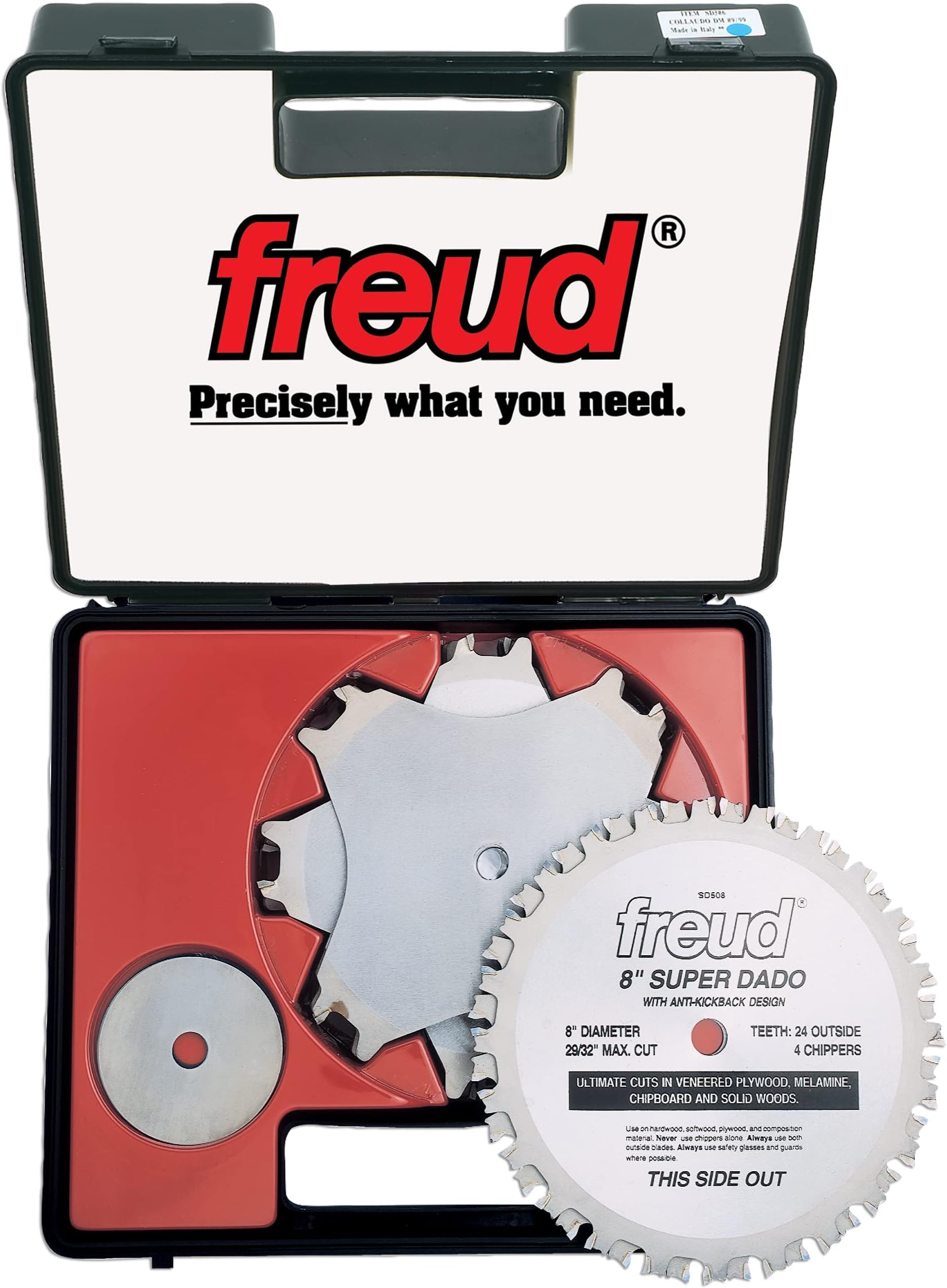 Freud SD508 Super Dado 8-Inch Stack Dado, One Size, Multi : Amazon.ca ...