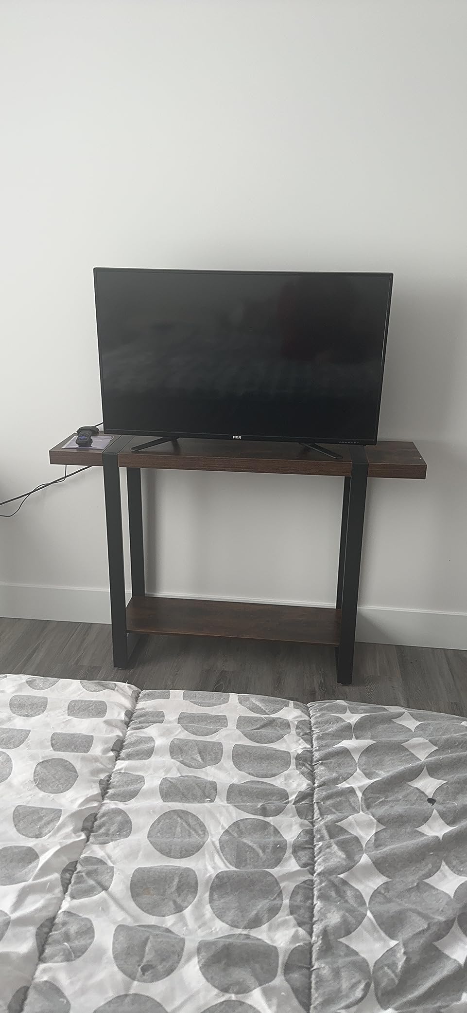 Table console étroite, table de canapé, table d'entrée, aspect bois ...