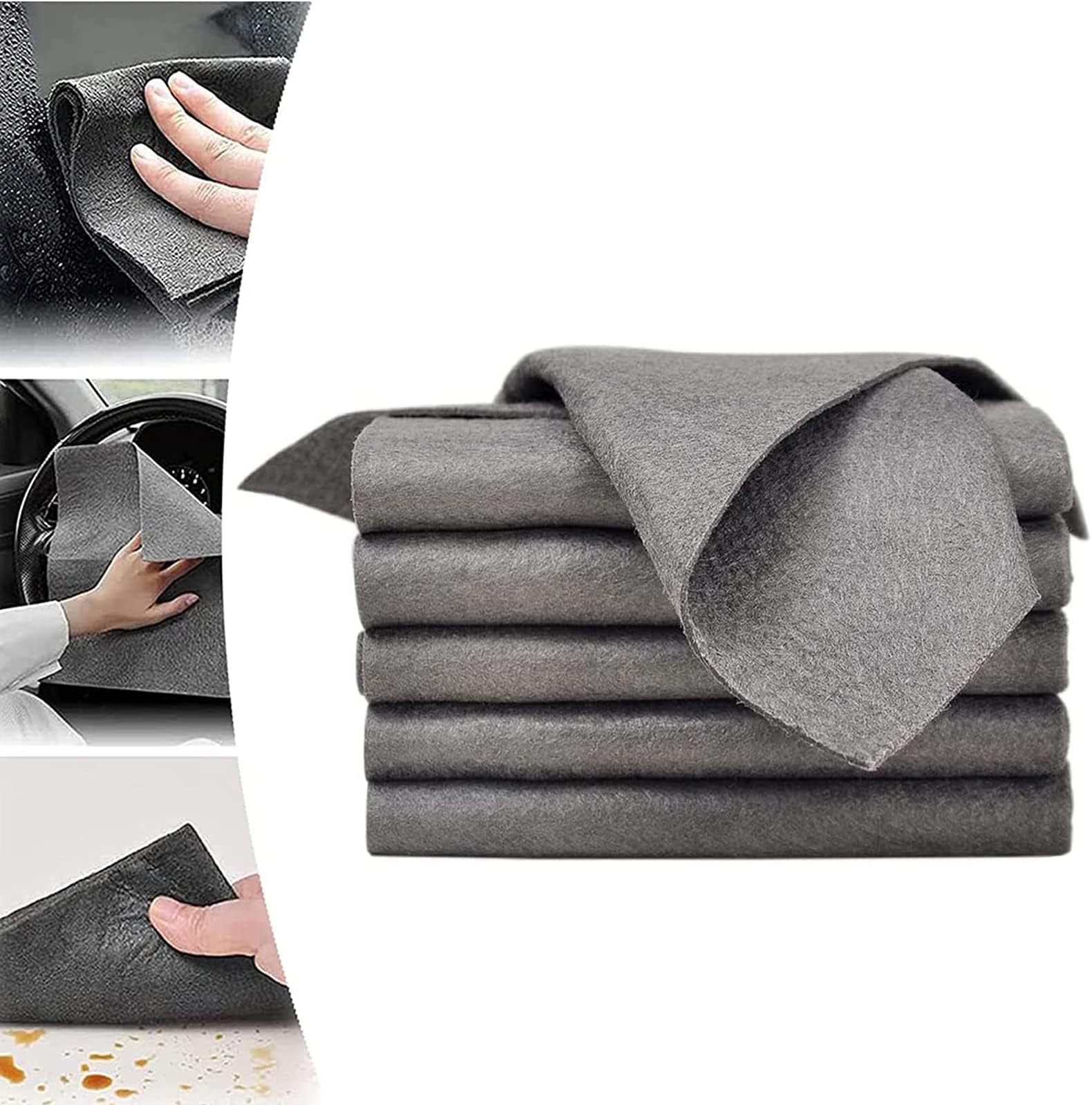 Vicloon Küche Putzlappen, 12 Stück Mikrofaser Reinigungstücher Ultra ...