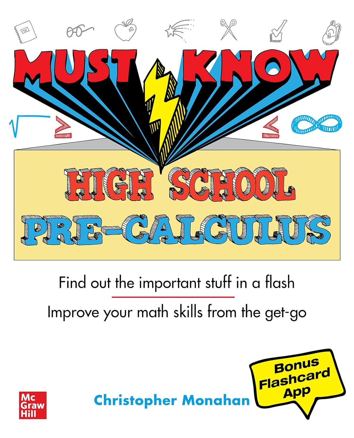 Must Know High School Pre-Calculus: Monahan, Christopher: 9781260458152 ...