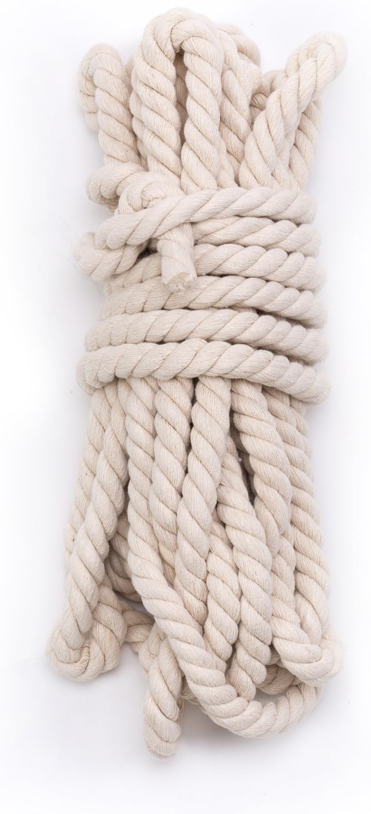 Tosnail 33 Feet 5/8" Natural Triple-Strand Twisted Cotton Rope - Amazon.com