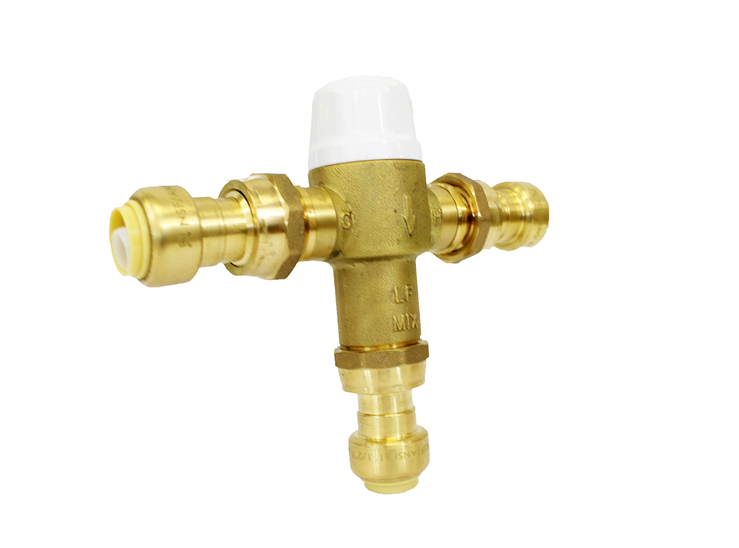 Buy CMI Inc Thermostatic Mixing Valve With Push Connections 1 2 X 3 4
