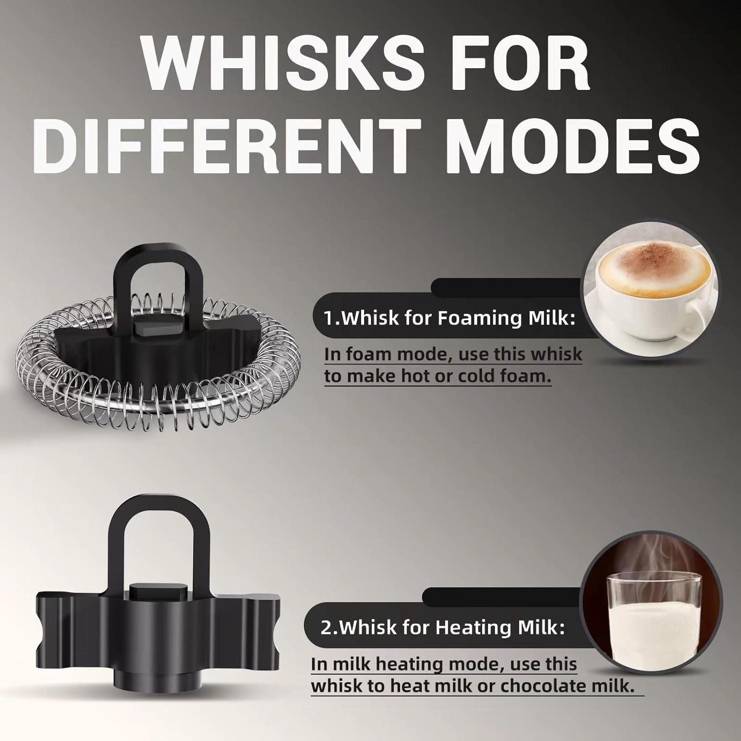 Snapklik.com : Milk Frother Electric,4 In 1 Hot & Cold Milk Foamer, Automatic Milk Steamer ...