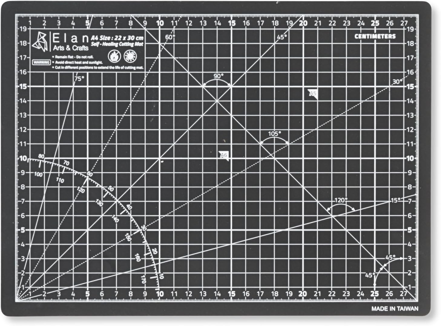 ANSIO Craft Cutting Mat Self Healing A4 Double Sided 5 Layers ...