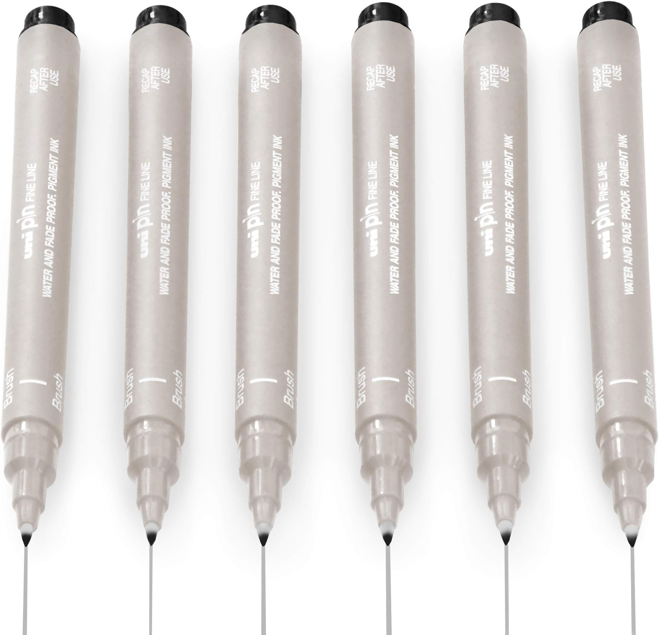 Uni Pin Fineliner Drawing Pen - Black, Dark Grey, Light Grey, Sepia ...