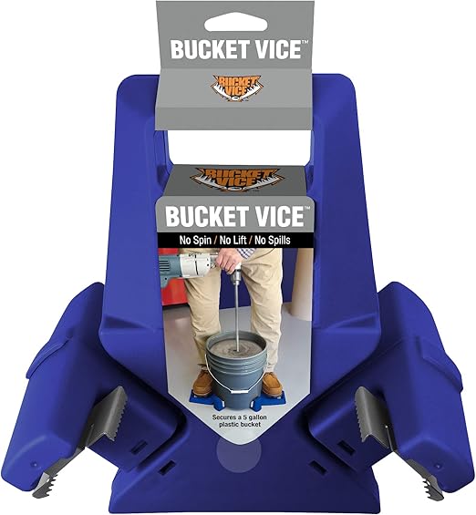 Amazon.com: Ideastream Bucket Vice 5-Gallon Bucket Gripper/Holder, Blue ...