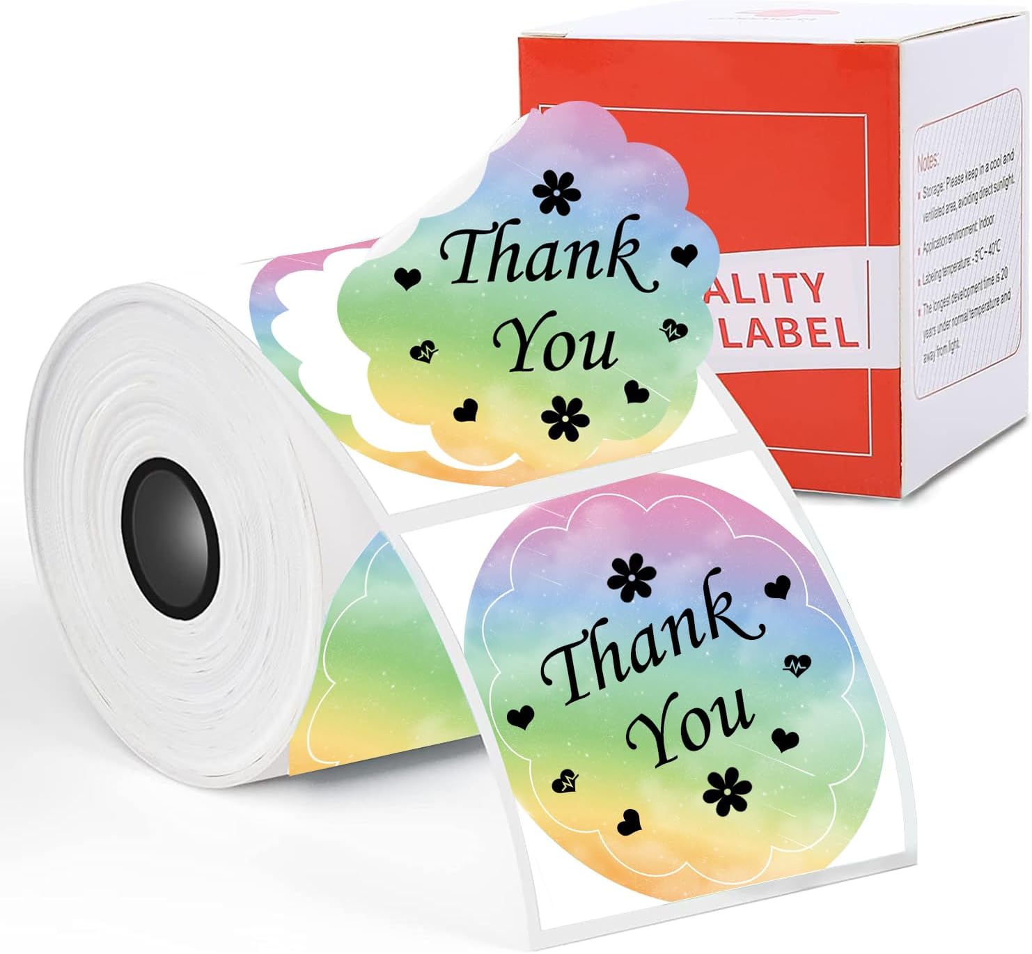 Phomemo Round Labels, 1.96" x 1.96" (50x50mm) Thermal Circle Gradient ...