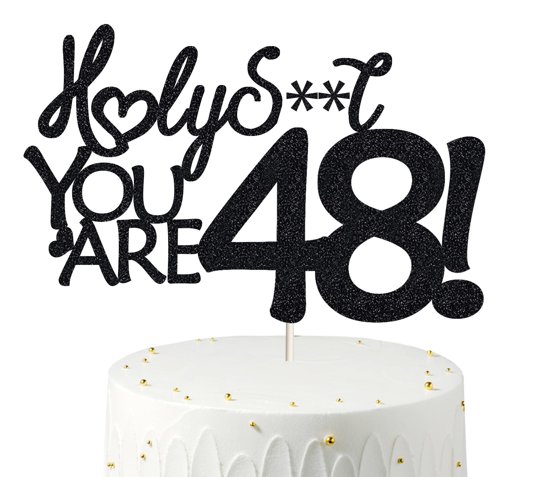 Amazon.com: Happy 48th Birthday Cake Topper 48 Birthday Cake Toppers ...