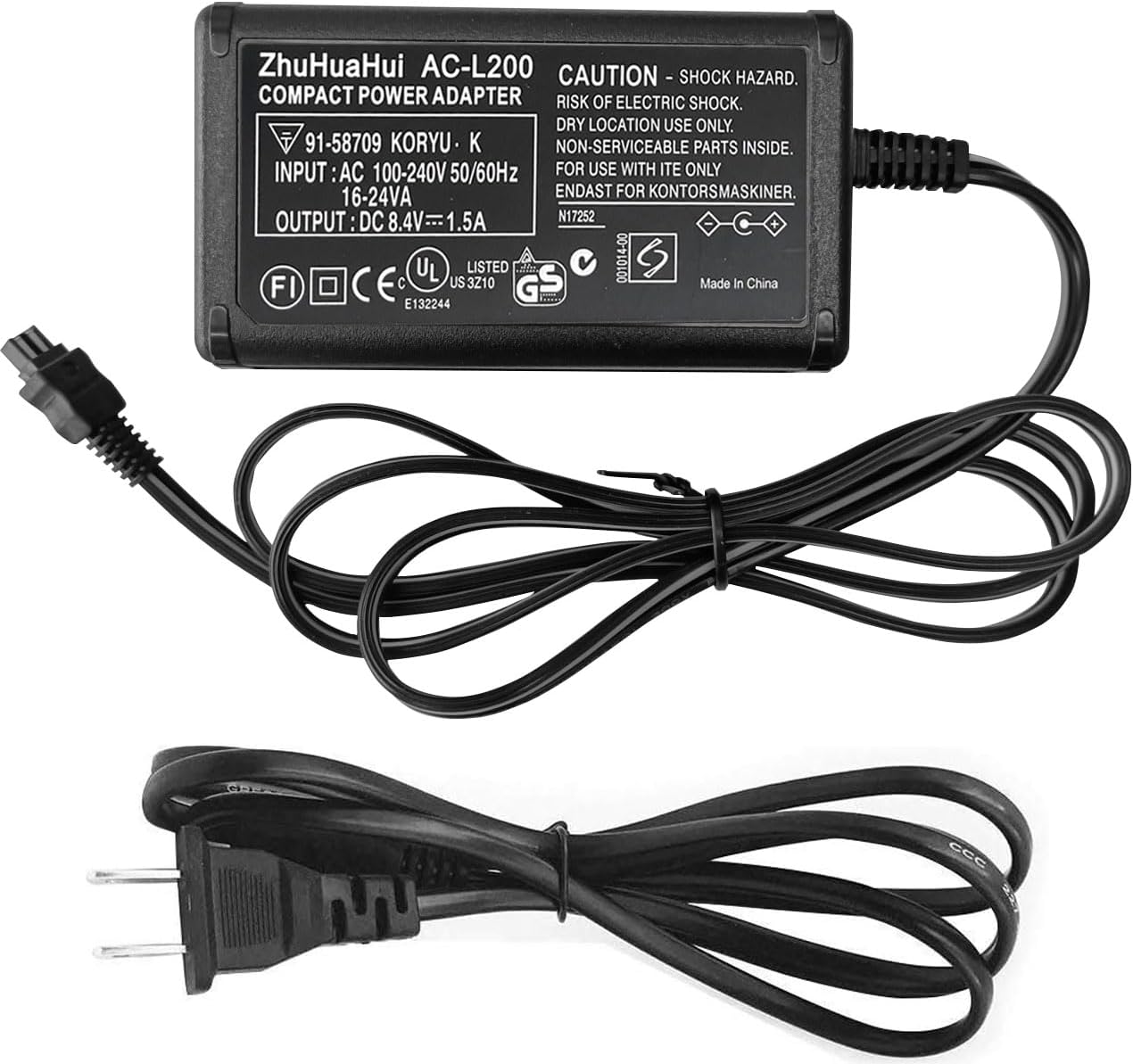 Amazon.com : AC-L200 AC Power Adapter Charger for Sony Handycam ...