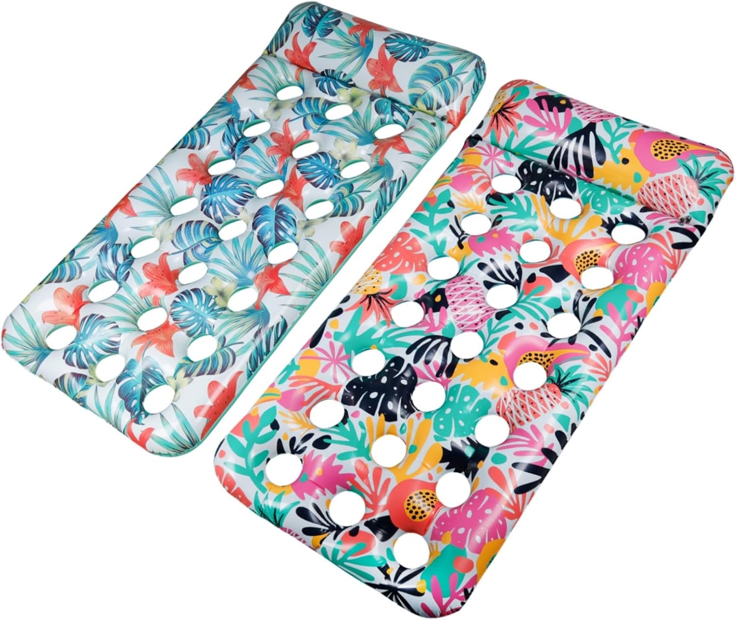 IRUIRUI 2 Pack Pool Floaties for Adults, Extra Large Inflatable Tanning ...