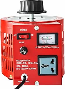 Variac Variable Transformer AC Voltage Regulator Converter Durable ...