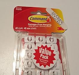Amazon.com: Command Decorating Clips, 40 Clips and 48 Command Strips ...