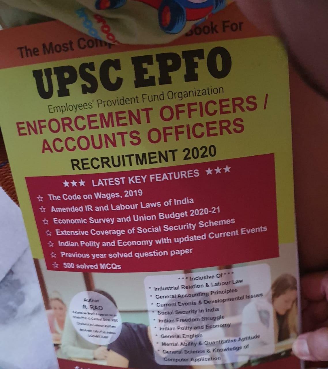 Buy UPSC EPFO EO/AO Exam 2020 Book Online at Low Prices in India | UPSC ...