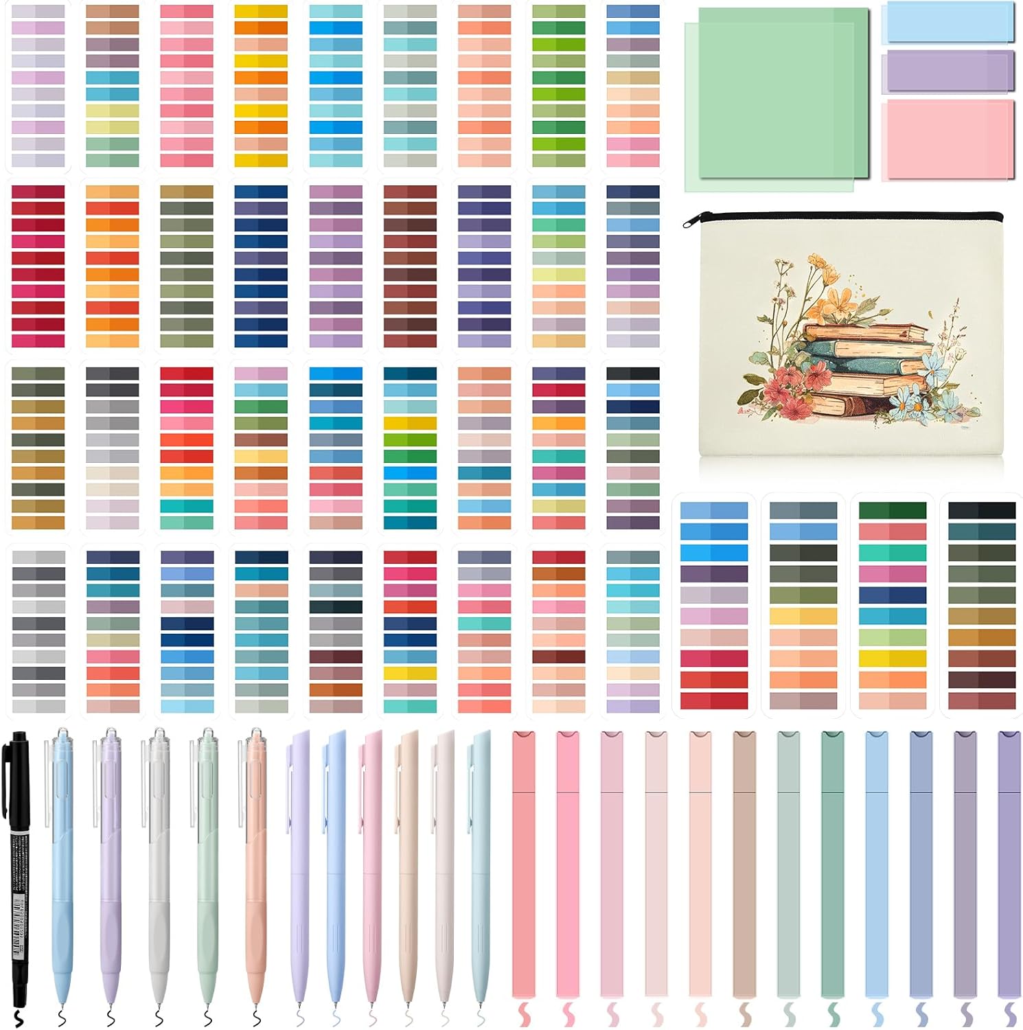Amazon.com : Gilprop Book Annotation Kit 8000 Pcs Transparent Sticky ...