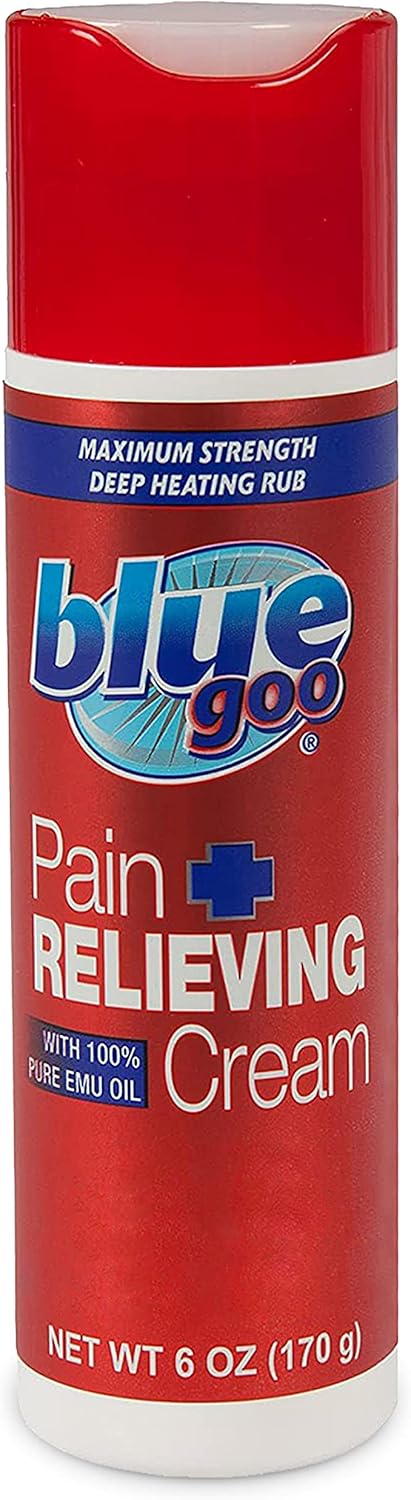 Amazon.com: Blue Goo Pain Relieving Cream – FSA & HSA Eligible, Maximum ...