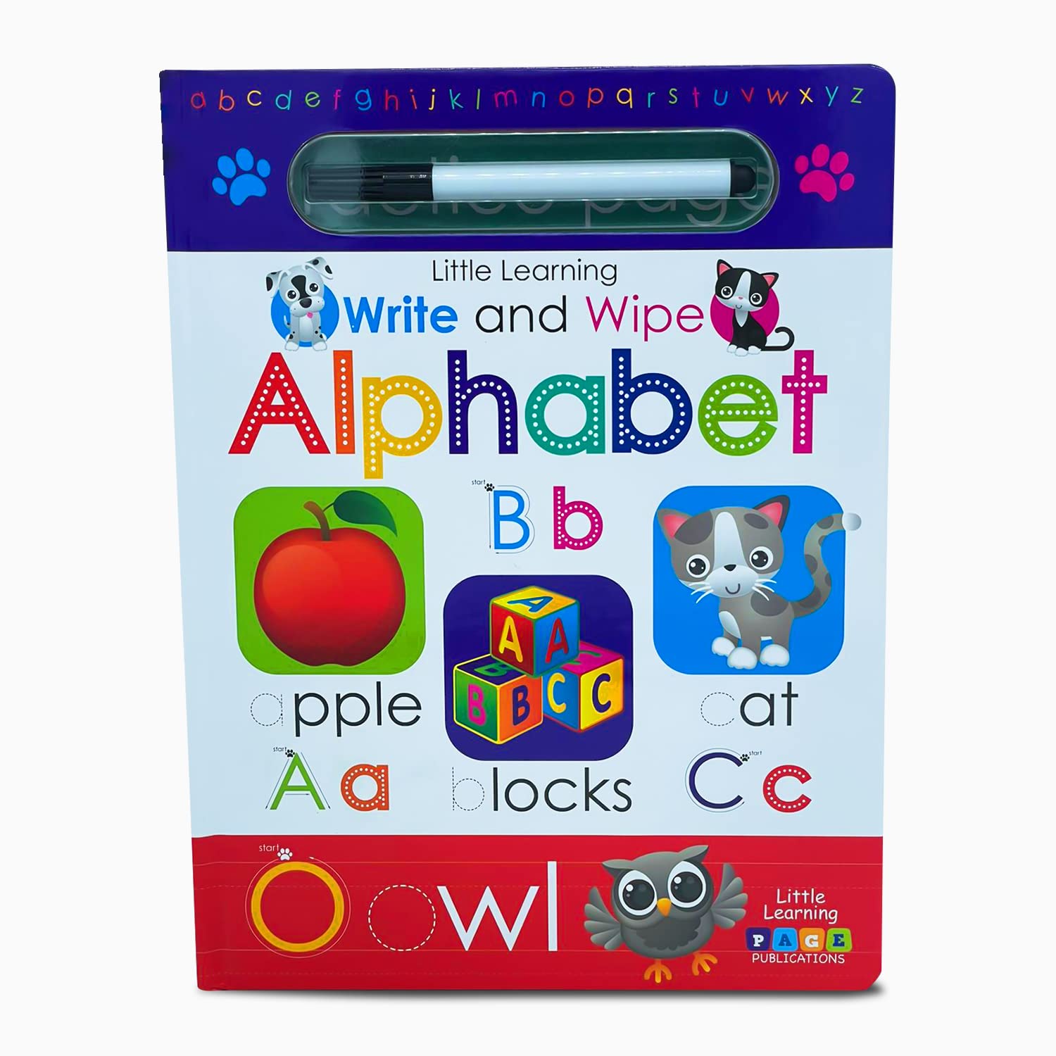 Alphabet Little Learning Library - Write & Wipe Activity Kids Books ...